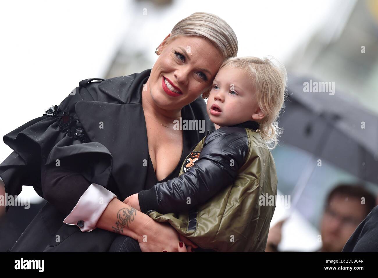 Jameson Moon Hart attends the ceremony honoring Pink with Star on The ...
