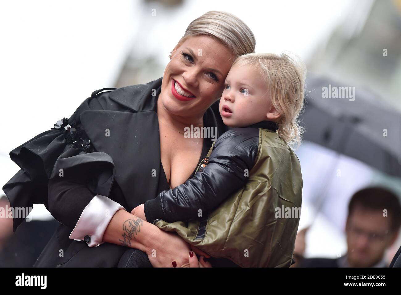 Jameson Moon Hart attends the ceremony honoring Pink with Star on The ...