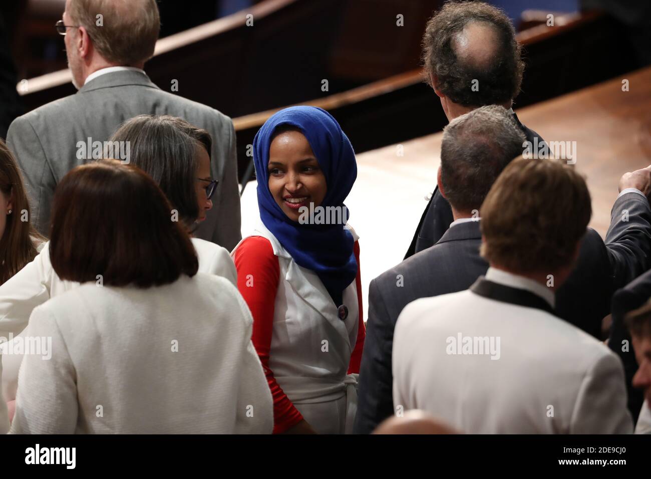 United States Representative Ilhan Omar (Democrat of Minnesota) on the ...