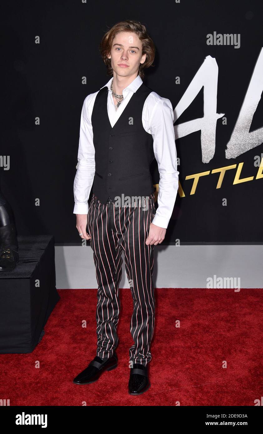 Britain Dalton attends the Premiere Of 20th Century Fox's 'Alita ...