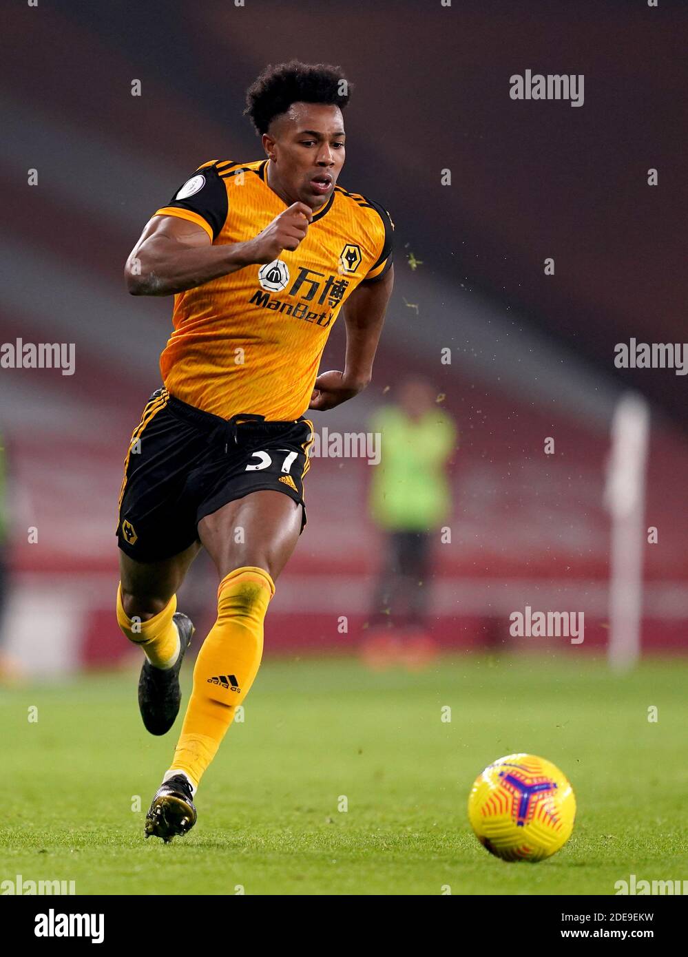 Wolverhampton Wanderers' Adama Traore during the Premier League match ...