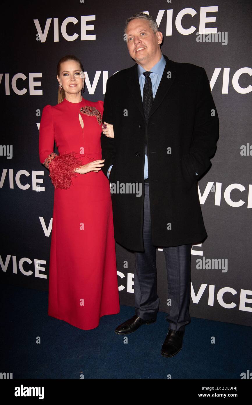 Actress Amy Adams and director Adam McKay attend the Vice Paris ...