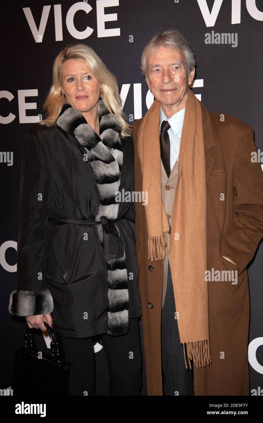 Alice Bertheaume and Jean-Claude Narcy attend the Vice Paris premiere ...