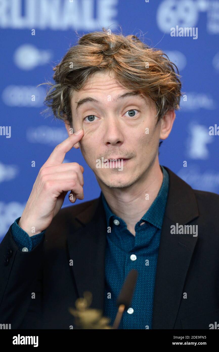 Swann Arlaud attending the Grace a Dieu Press Conference as part of the ...