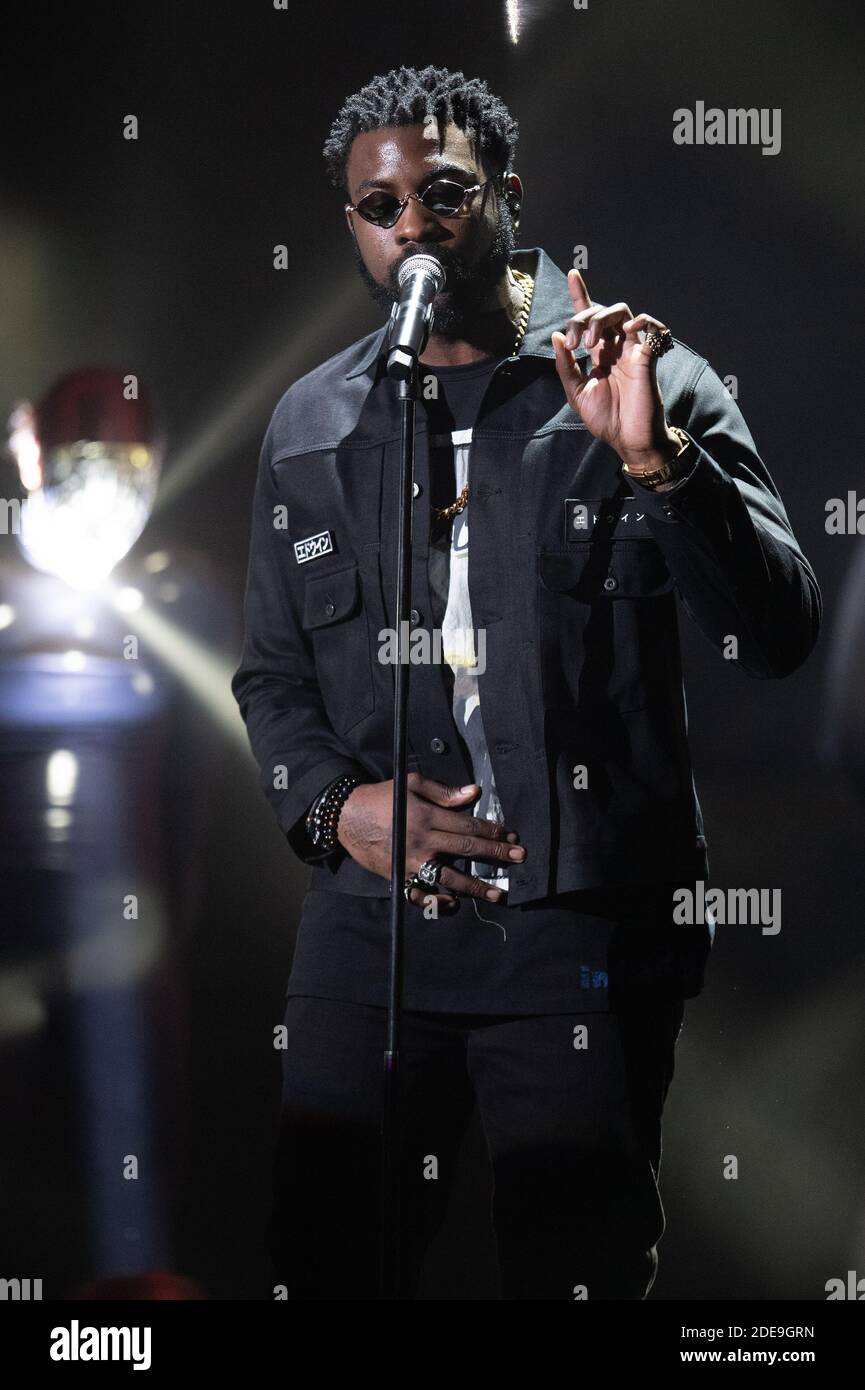 French rapper Damso performs during the 34th 'Les Victoires De La ...