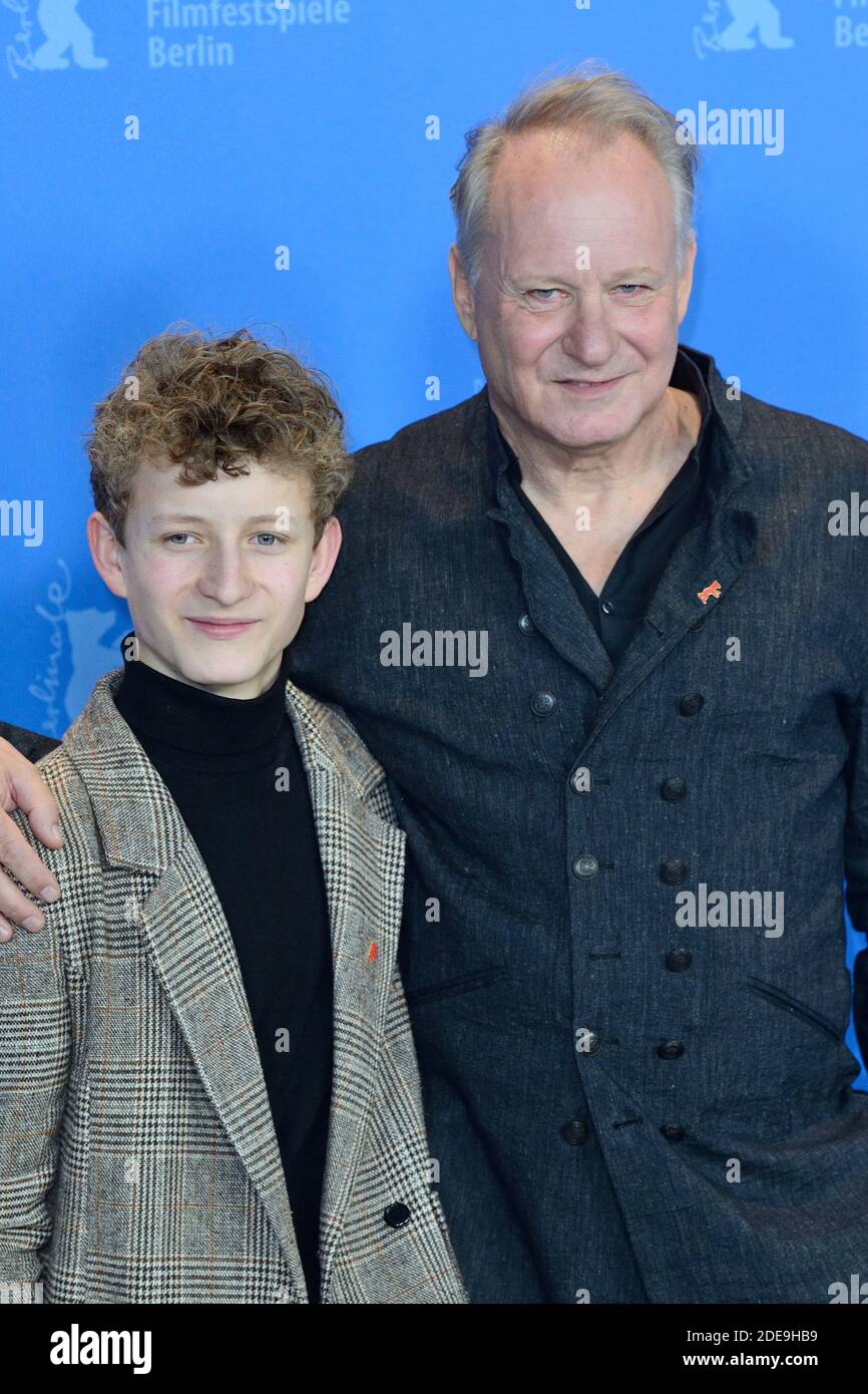 Jon Ranes and Stellan Skarsgard attending the Out Stealing Horses ...