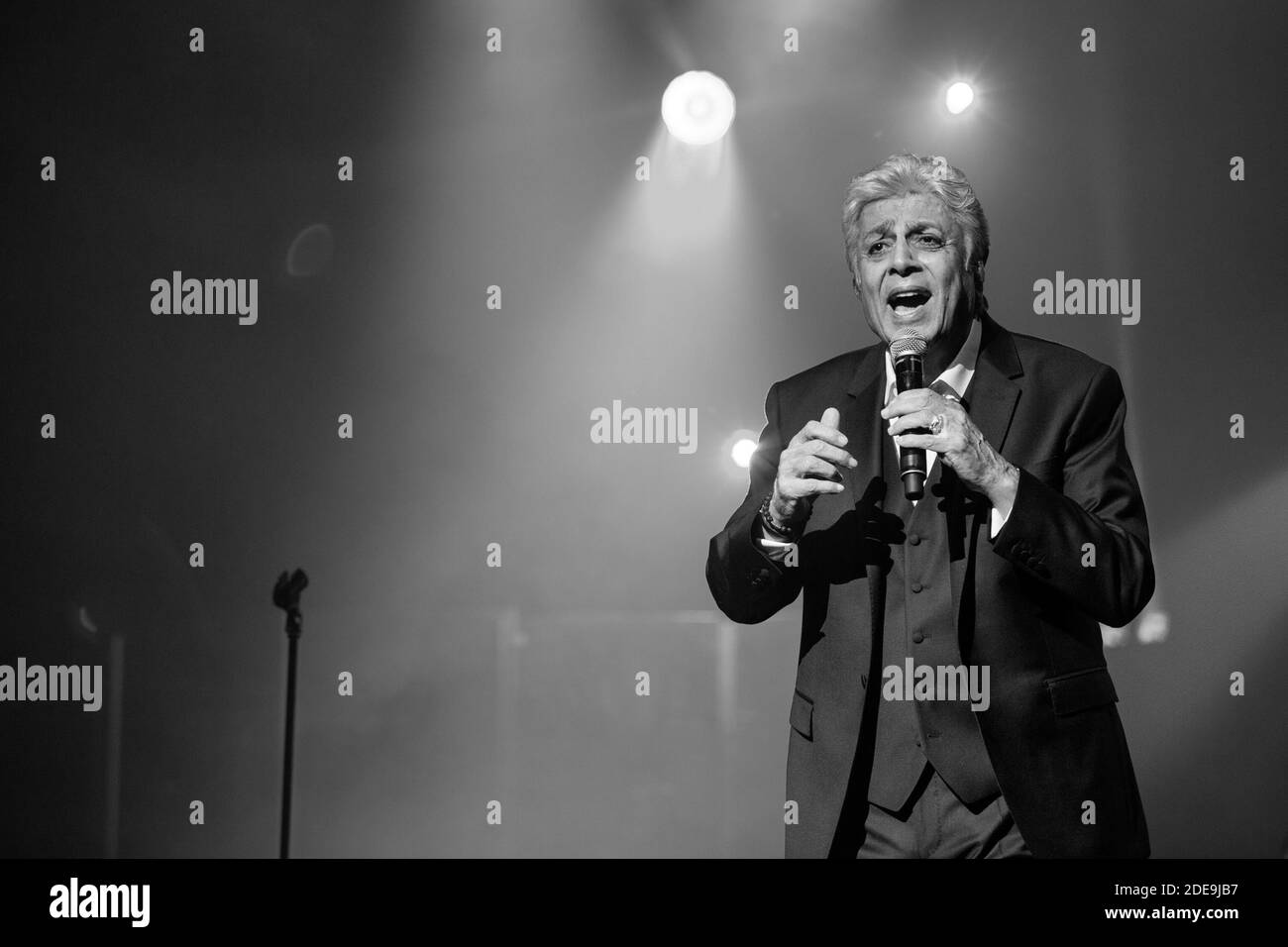 Enrico macias singer Black and White Stock Photos & Images - Alamy