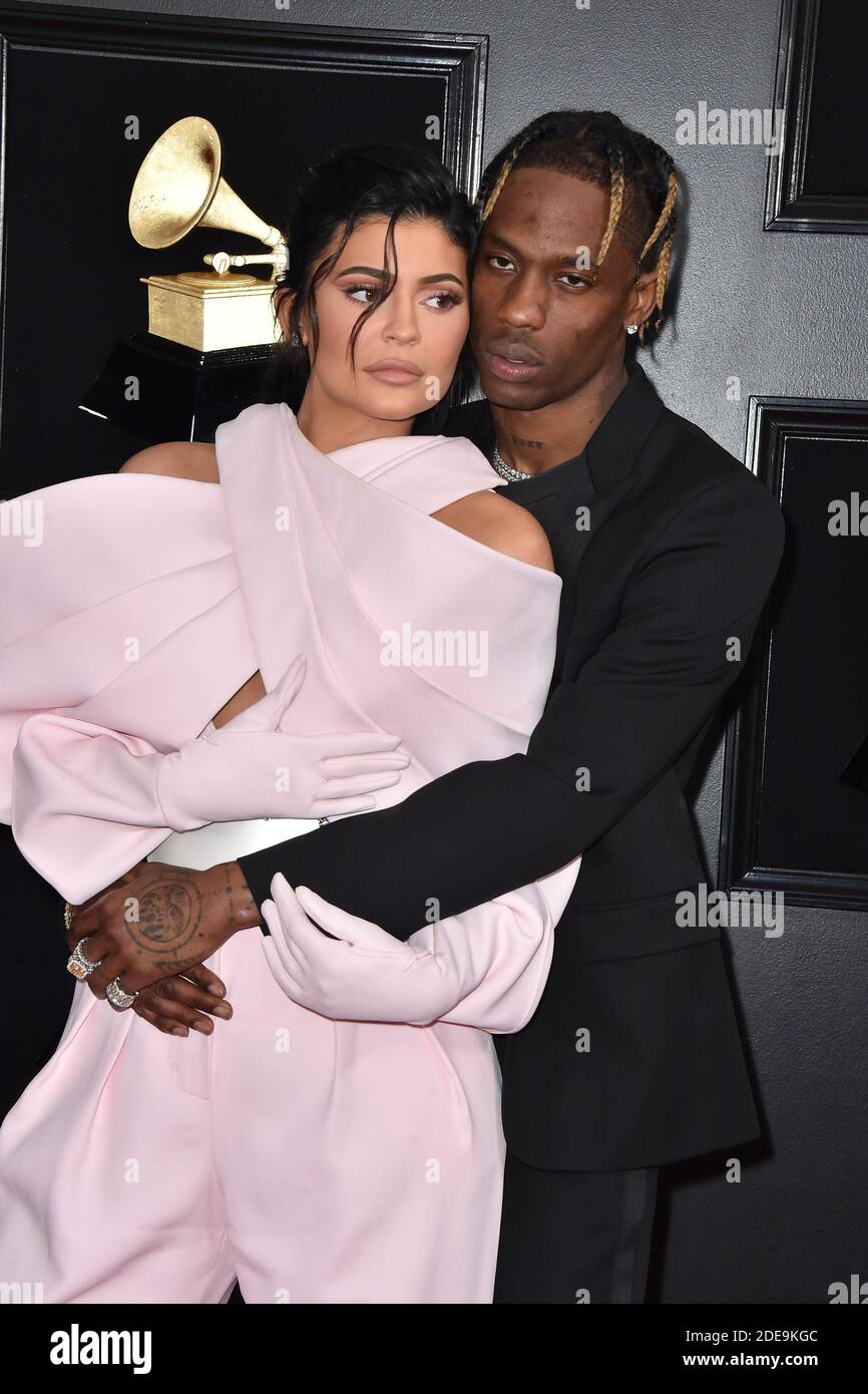 Kylie Jenner, Travis Scott attend the 61st Annual GRAMMY Awards at ...