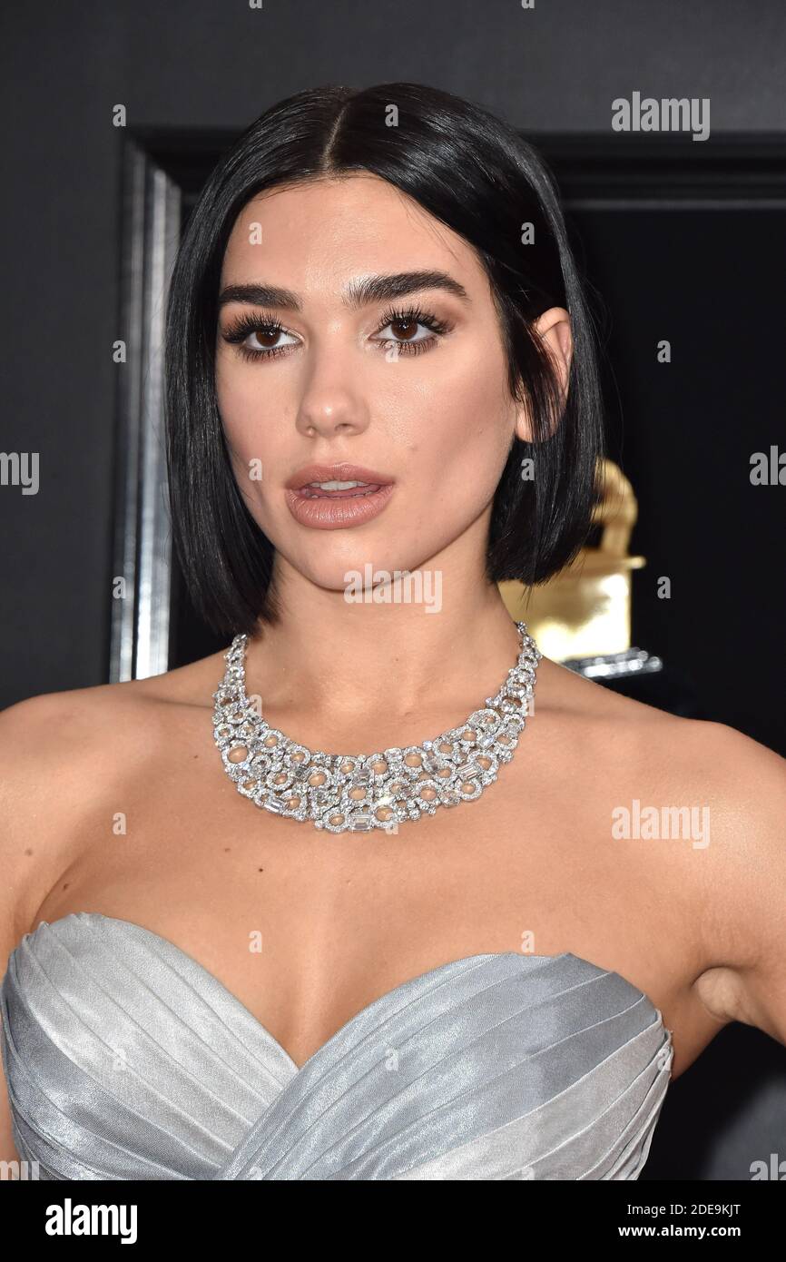 Dua Lipa attends the 61st Annual GRAMMY Awards at Staples Center on ...