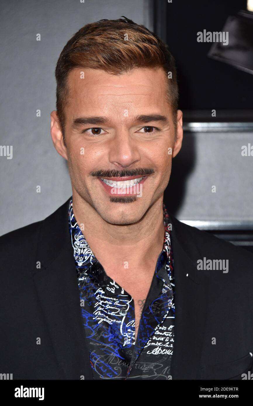 Ricky Martin attends the 61st Annual GRAMMY Awards at Staples Center on ...