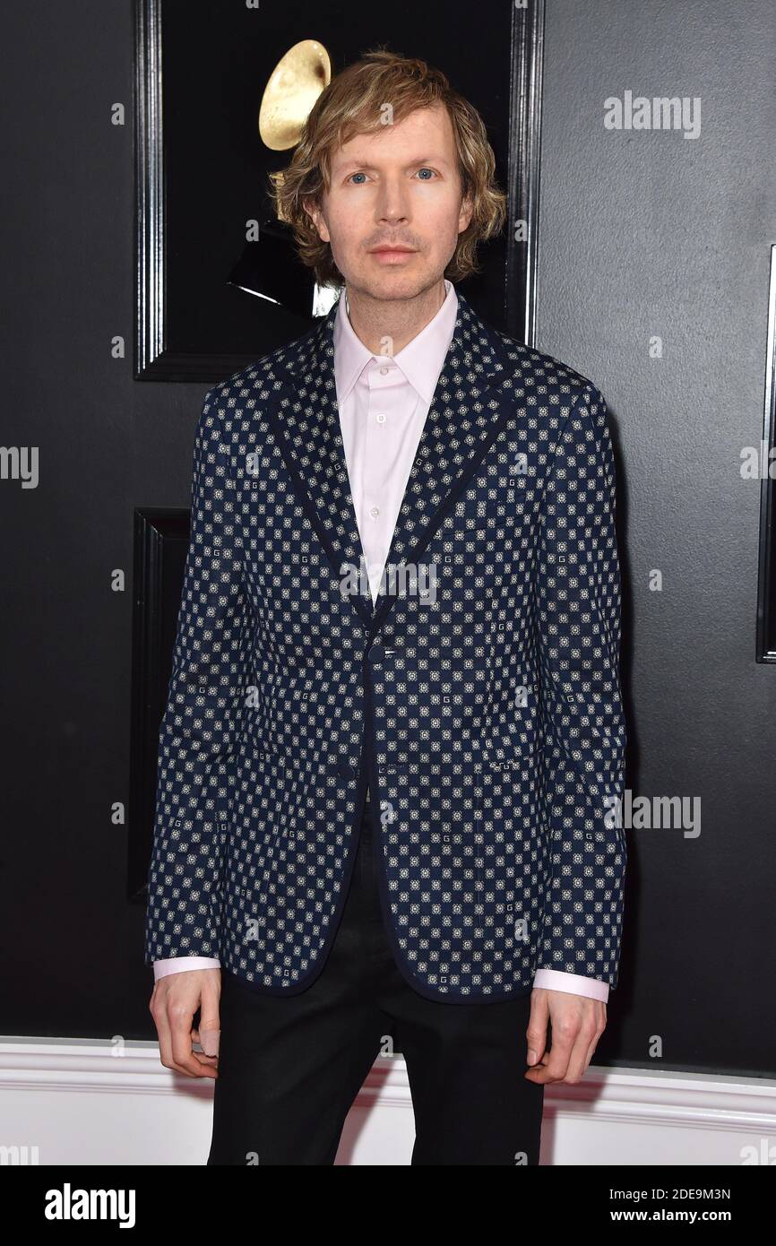 Beck attends the 61st Annual GRAMMY Awards at Staples Center on ...