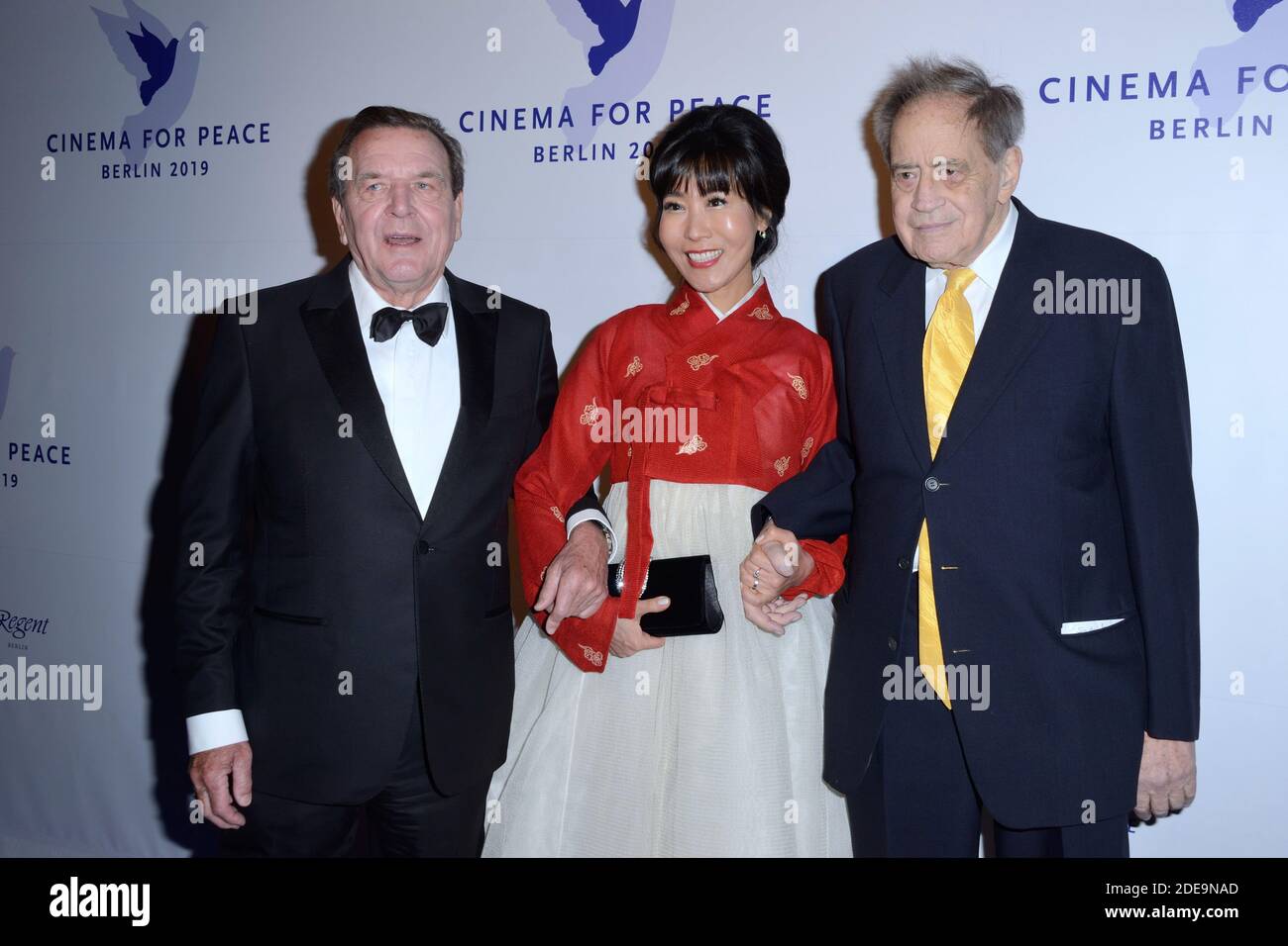 Former German Chancellor Gerhard Schroder, his South Korean wife Soyeon ... Former German Chancellor Gerhard Schroder, his South Korean wife Soyeon ...