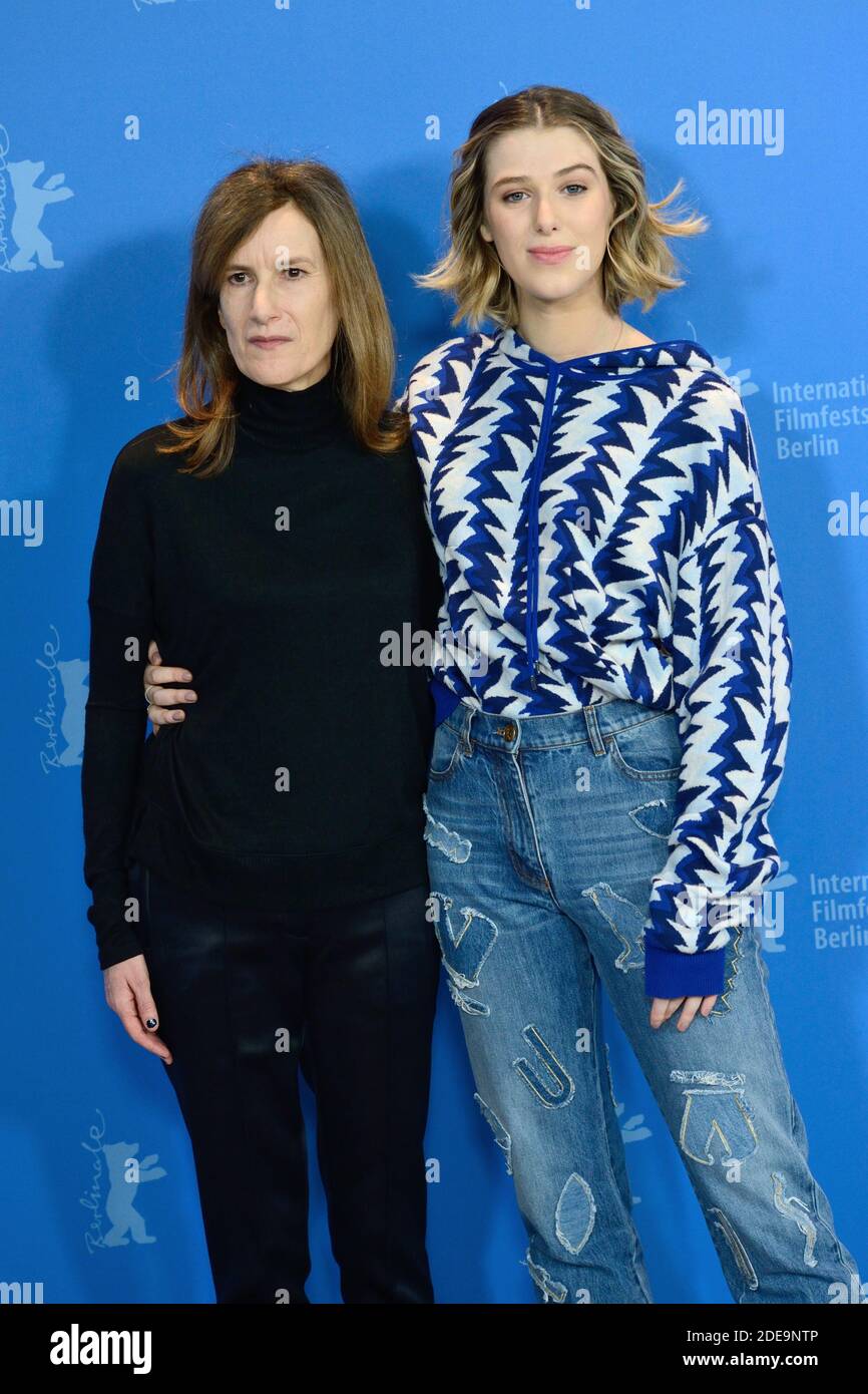 Joanna Hogg and Honor Swinton-Byrne attending The Souvenir Photocall as ...