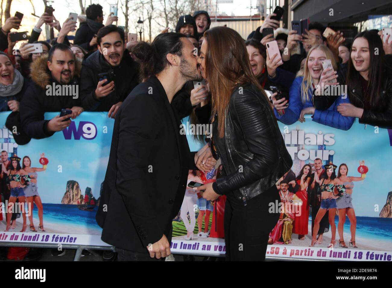 Benjamin et Alix lors de lâÂ€Â™avant premiere de Les Marseillais Asian ...
