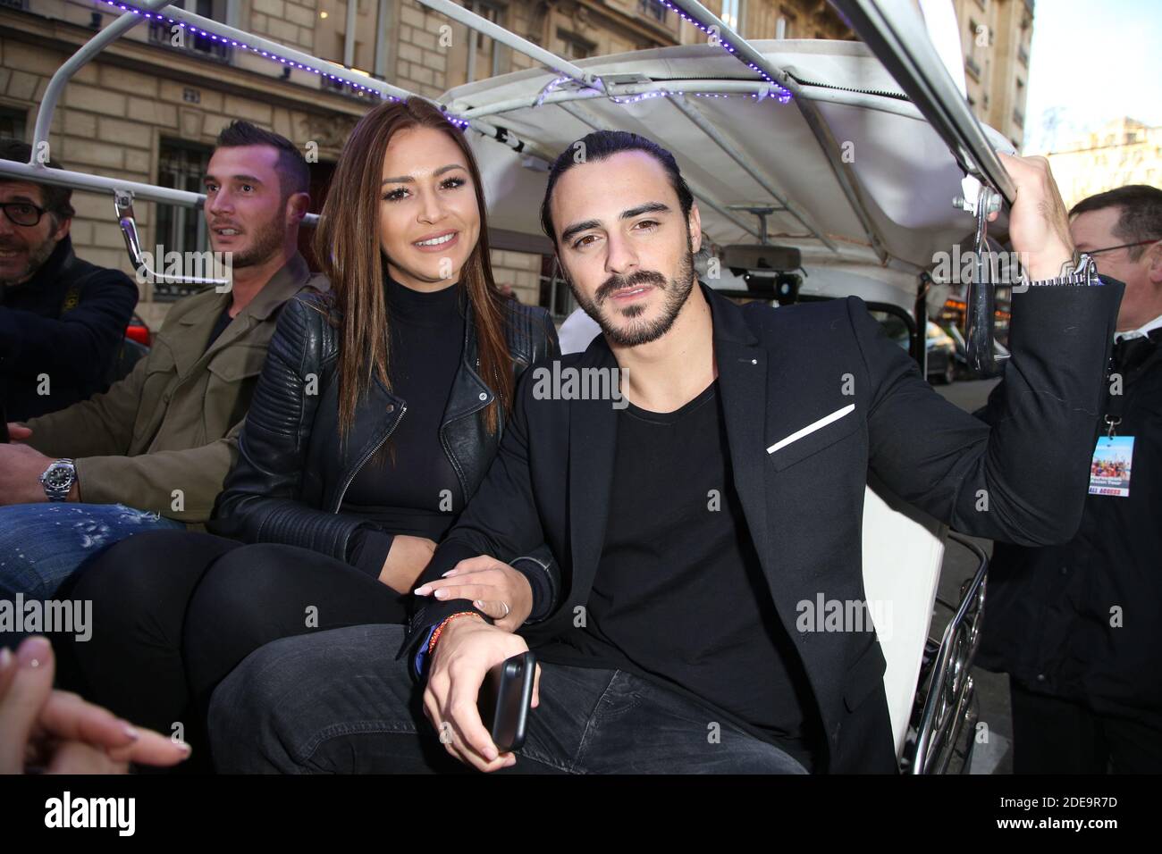 Alix et Benjamin lors de lâÂ€Â™avant premiere de Les Marseillais Asian ...