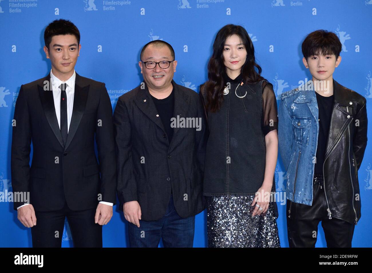 Du Jiang, Wang Xiaoshuai, Qi Xi and Wang Yuan (Roy Wang Yuan) attending ...