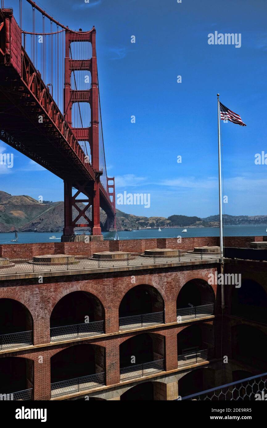 Views from Fort Point Stock Photo - Alamy