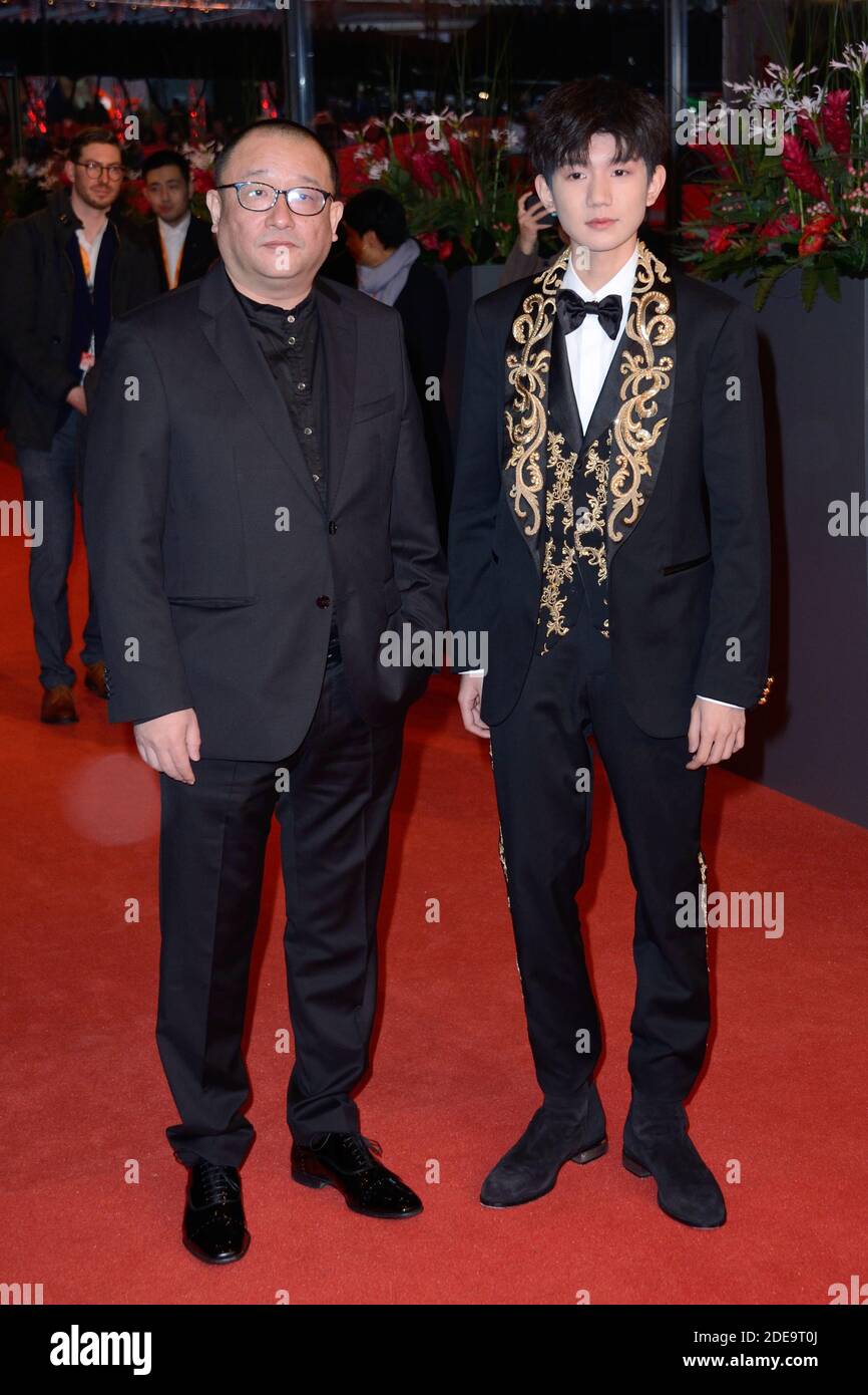Wang Xiaoshuai and Wang Yuan (Roy Wang Yuan) attending the So Long, My ...