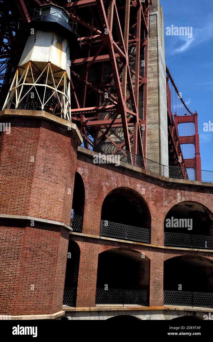 Views from Fort Point Stock Photo - Alamy