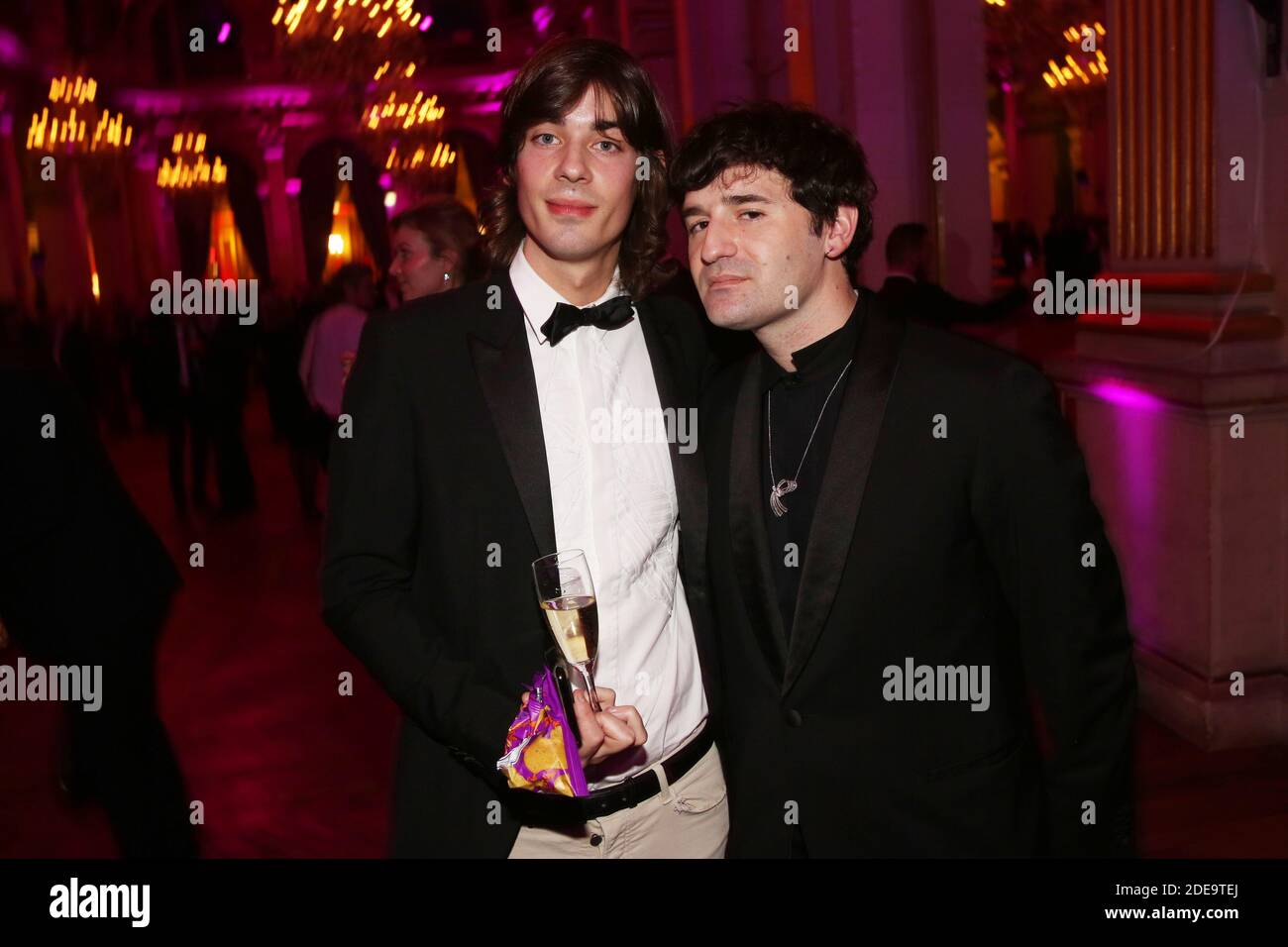 Nicolas Hau et Nicolas Maury lors de la soiree Paramour Le Bal de la ...