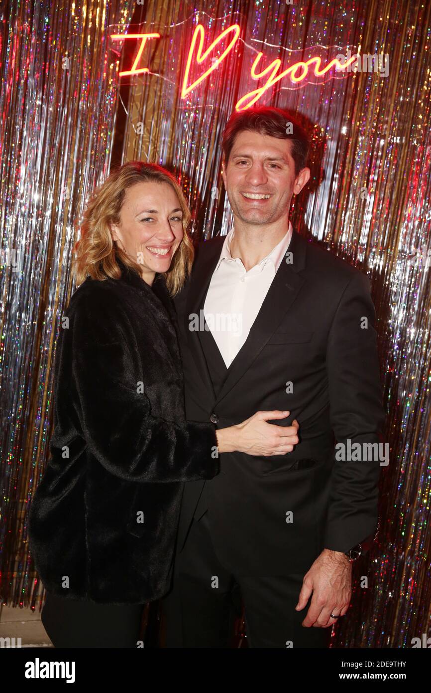 Laurie Delhostal et son mari Pierre lors de la soiree Paramour Le Bal ...