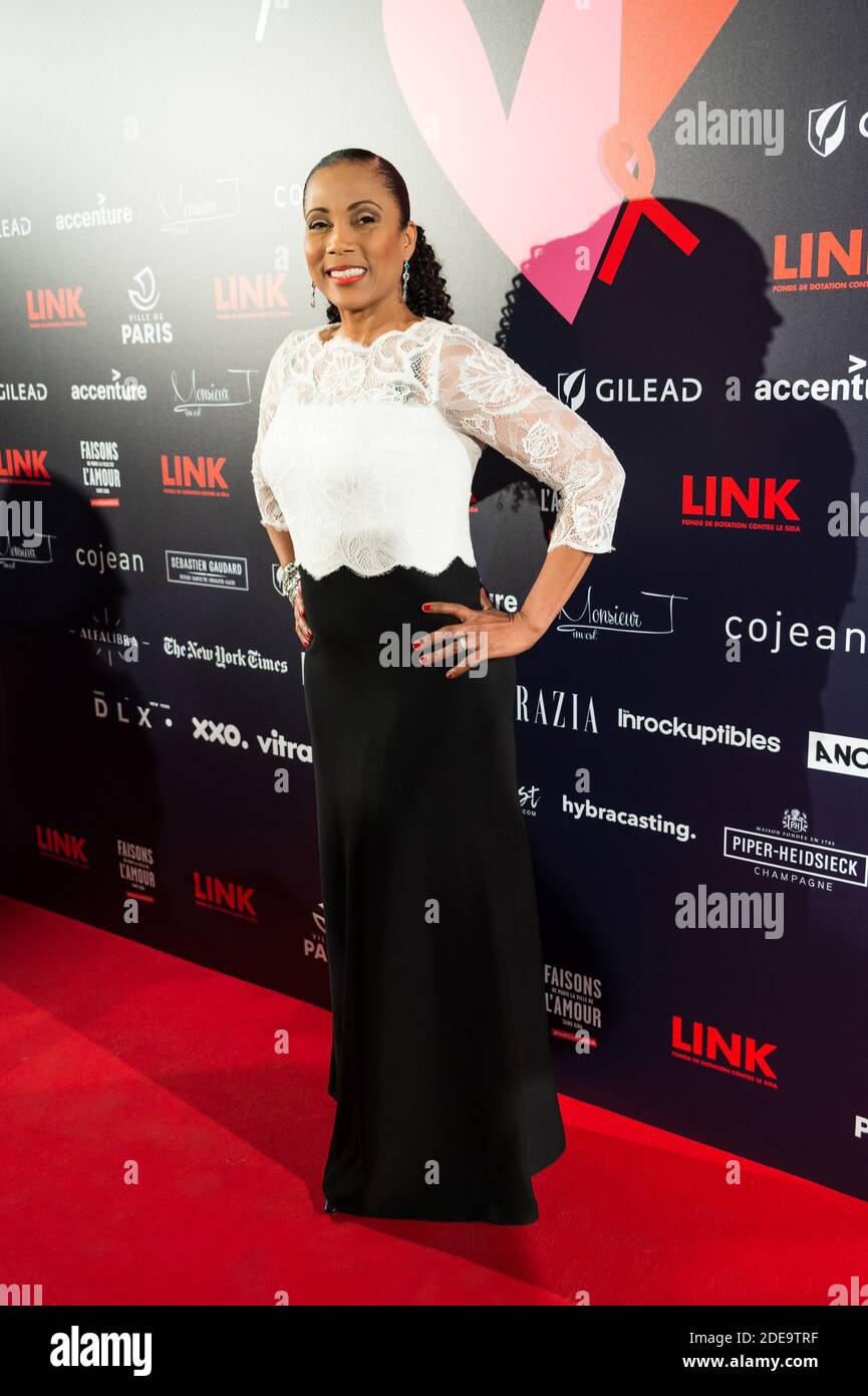 Christine Kelly, journalist, at the Bal Paramour held at Paris town ...