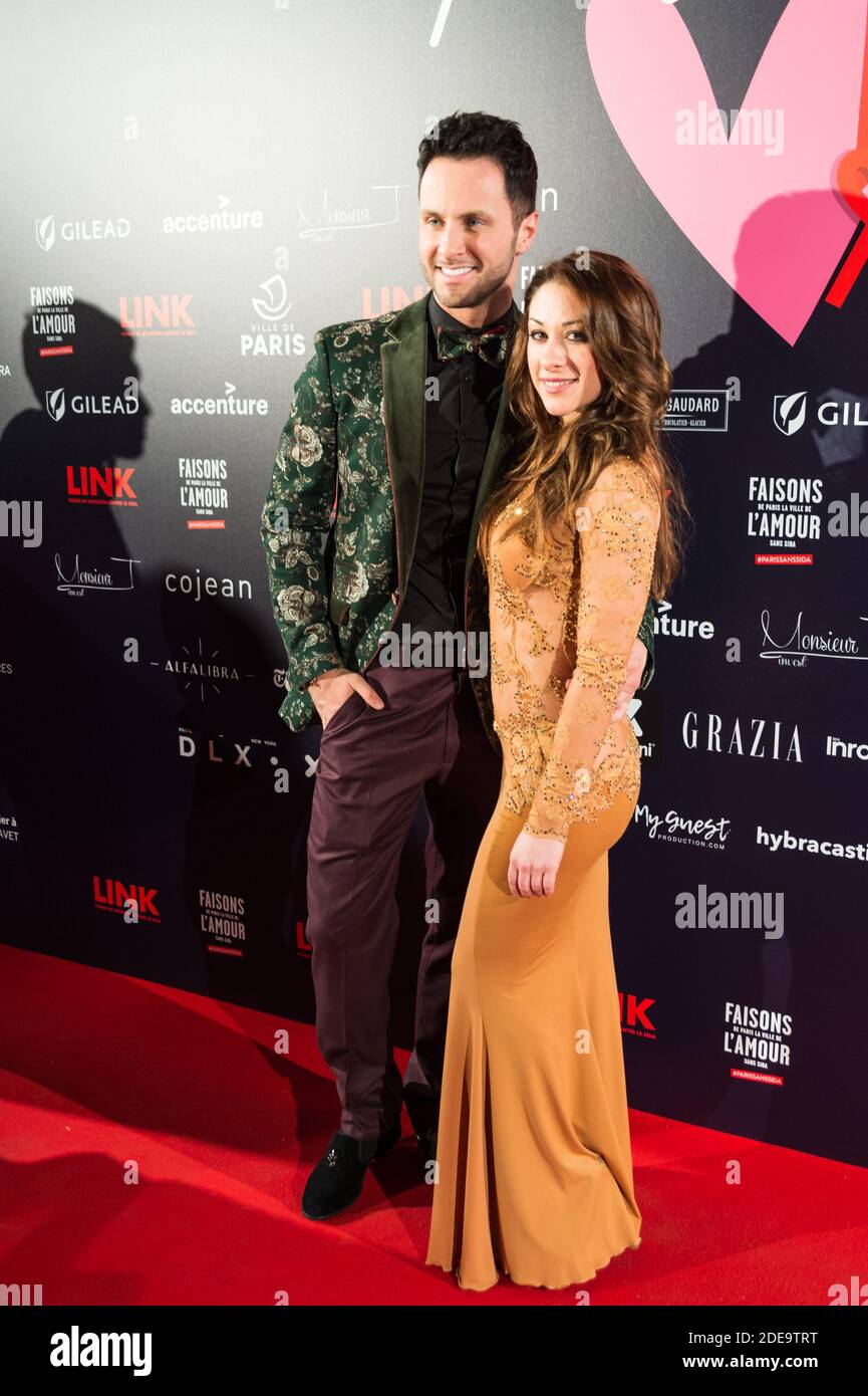 Christian Millet and Jade Geropp, dancers, at the Bal Paramour held at ...