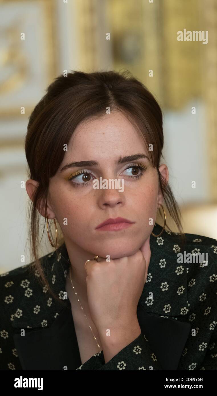 UN Women Goodwill Ambassador Emma Watson attending the first meeting of ...