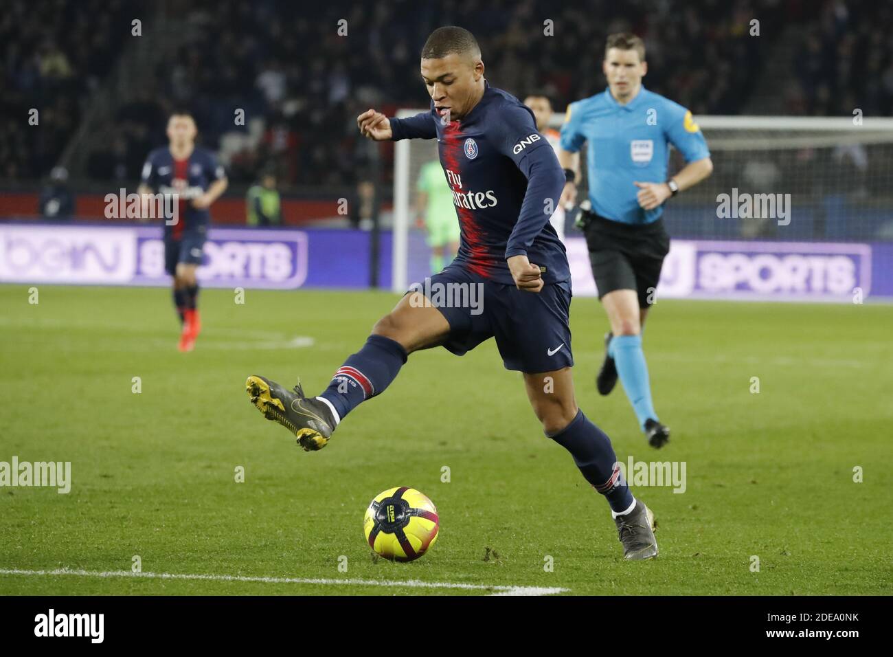 PSG's Kylian Mbappe during the Ligue 1 Paris Saint-Germain (PSG) v ...