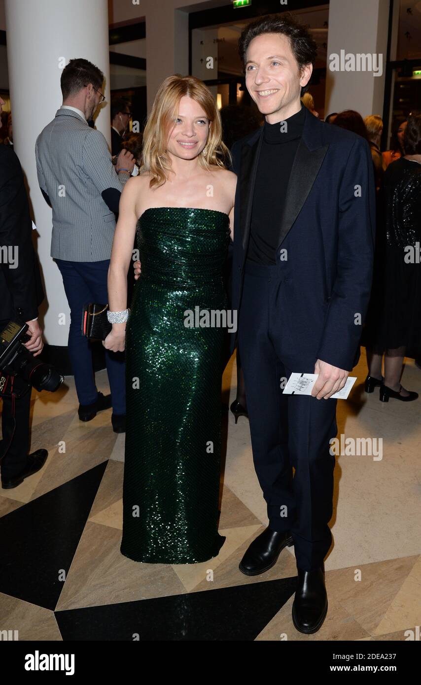 Melanie Thierry and Raphael Haroche arriving to the 44th Annual Cesar ...