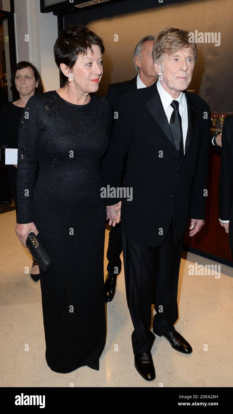 Robert Redford and his wife arriving to the 44th Annual Cesar Film ...