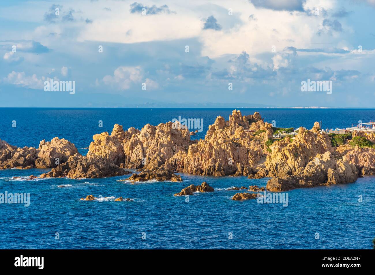 Seastacks of Li Cossi beach, Sardinia, Italy Stock Photo - Alamy