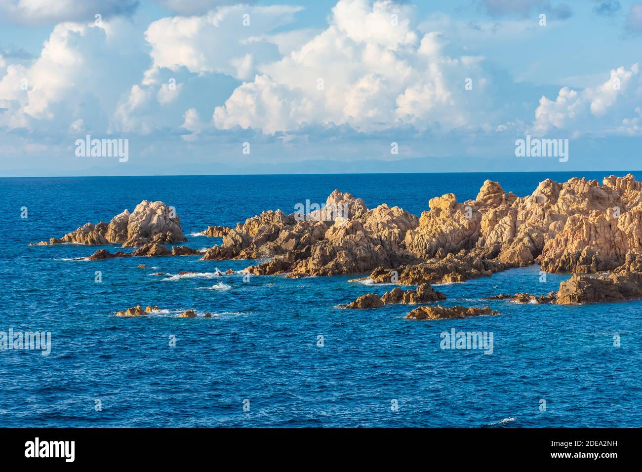 Seastacks of Li Cossi beach, Sardinia, Italy Stock Photo - Alamy