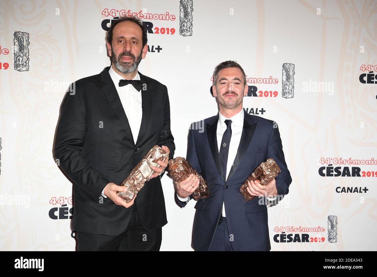 Alexandre Gavras, Xavier Legrand posing a the photocall during the 44th ...