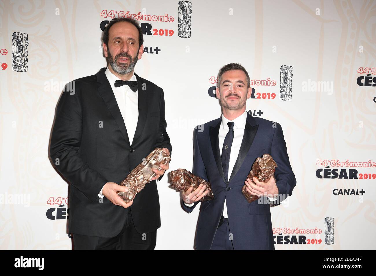 Alexandre Gavras, Xavier Legrand posing a the photocall during the 44th ...