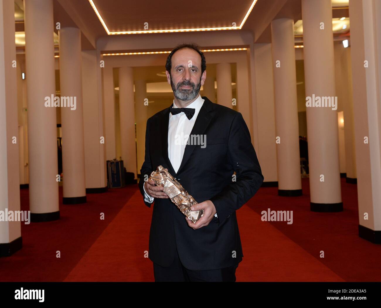 French producer Alexandre Gavras posing backstage during the 44th ...