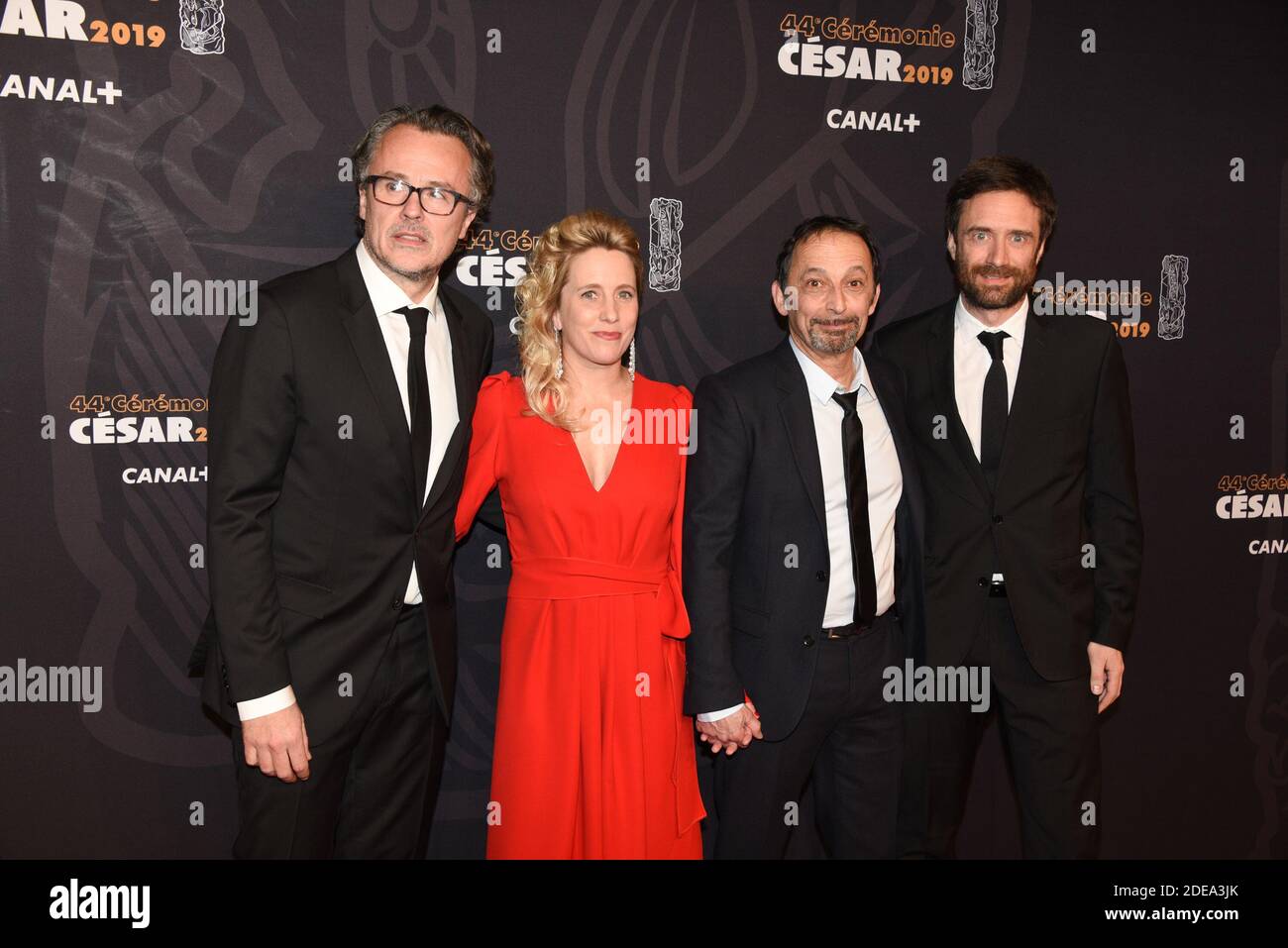 Andrea Bescond and Eric Metayer with their producers arriving to the ...