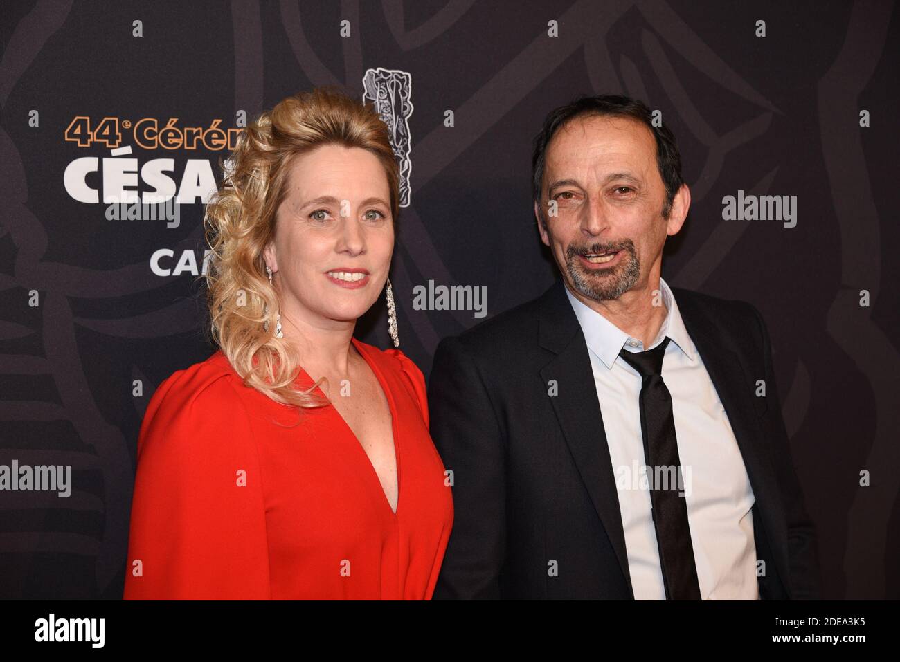 Andrea Bescond and Eric Metayer arriving to the 44th Annual Cesar Film ...