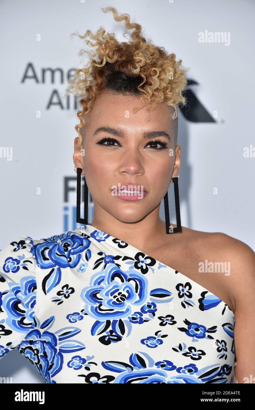 Emmy Raver-Lampman attends the 2019 Film Independent Spirit Awards on ...