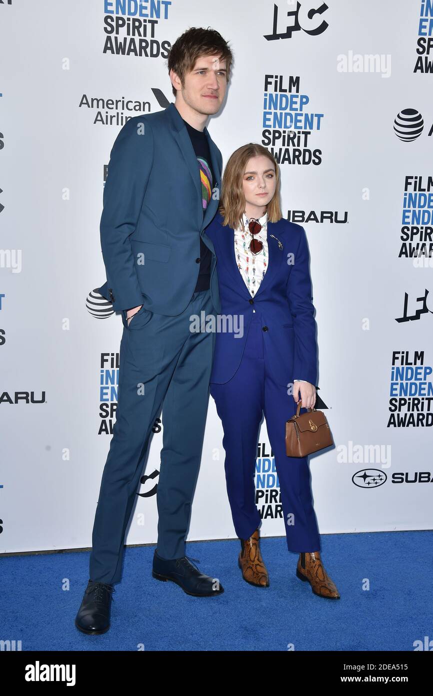 Bo Burnham, Elsie Fisher attend the 2019 Film Independent Spirit Awards ...