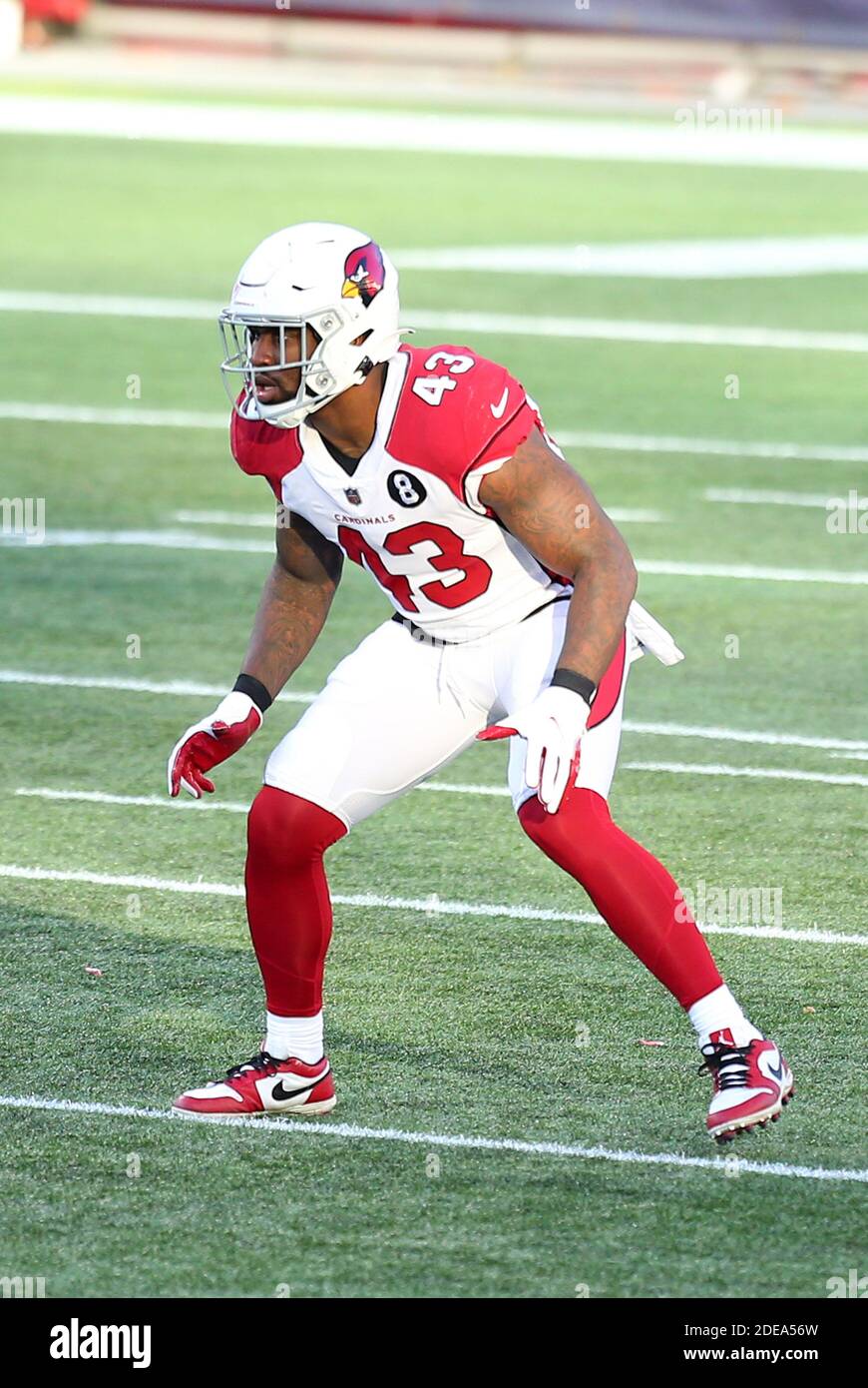 Gillette Stadium. 29th Nov, 2020. MA, USA; Arizona Cardinals outside ...