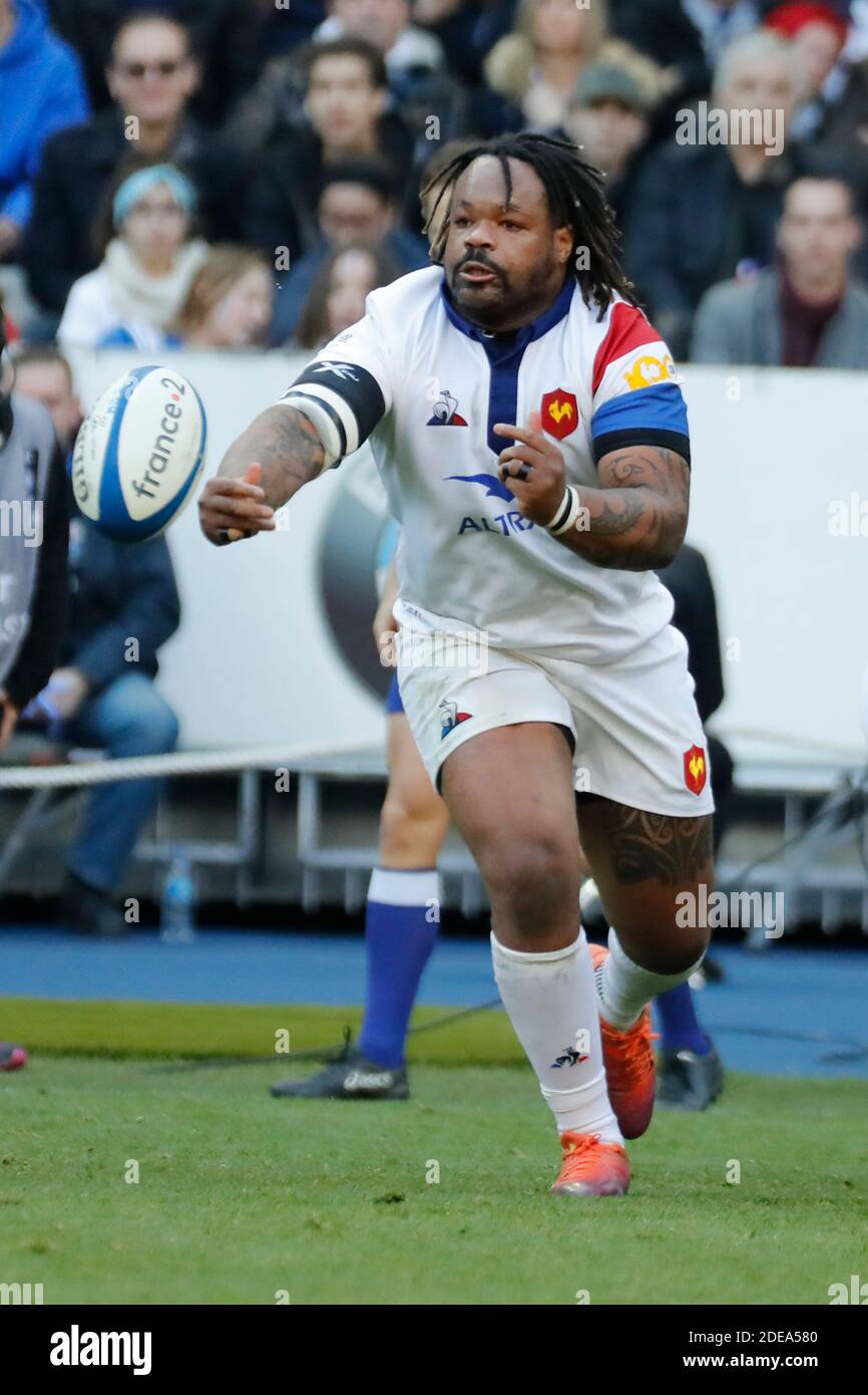 France's Mathieu Bastareaud during Rugby Guinness 6 Nations Tournament ...