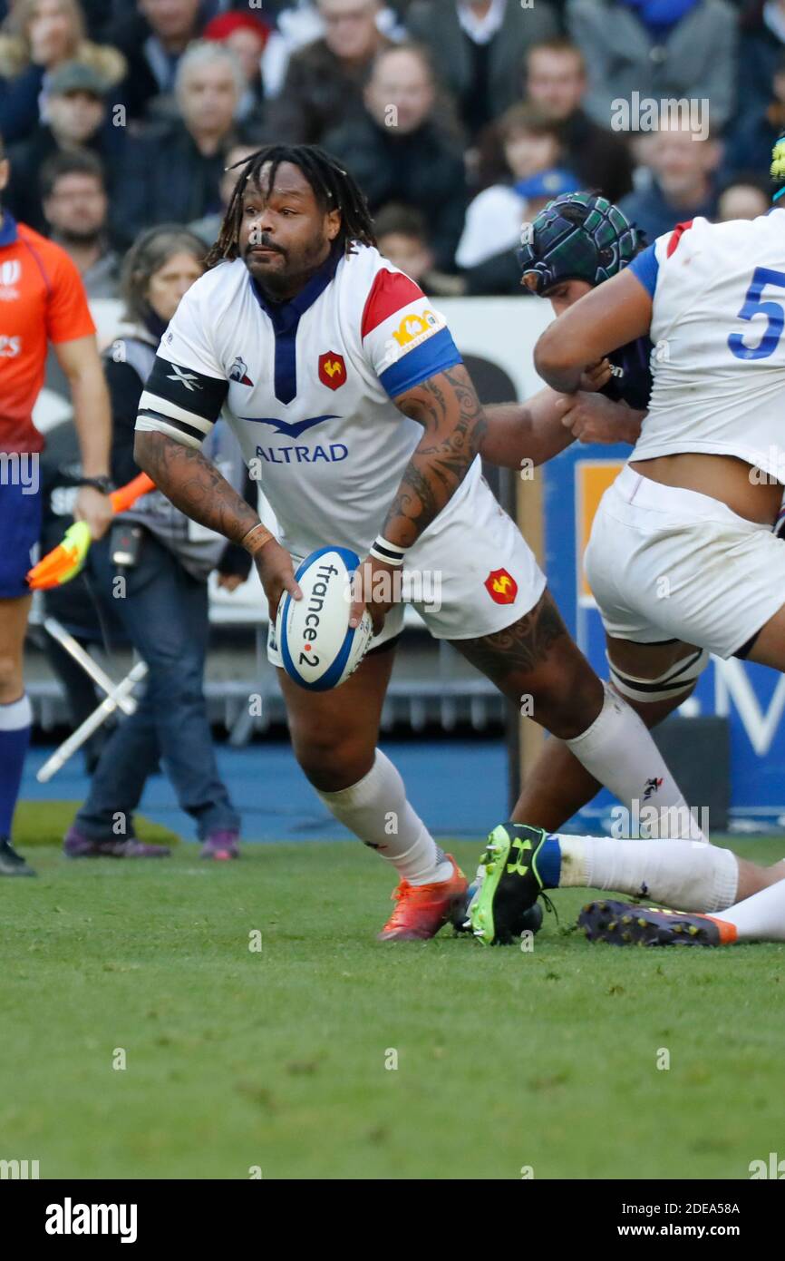 France's Mathieu Bastareaud during Rugby Guinness 6 Nations Tournament ...