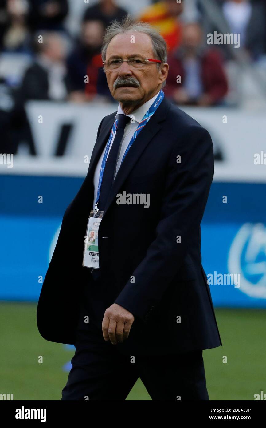 France's coach Jacques Brunel during Rugby Guinness 6 Nations ...