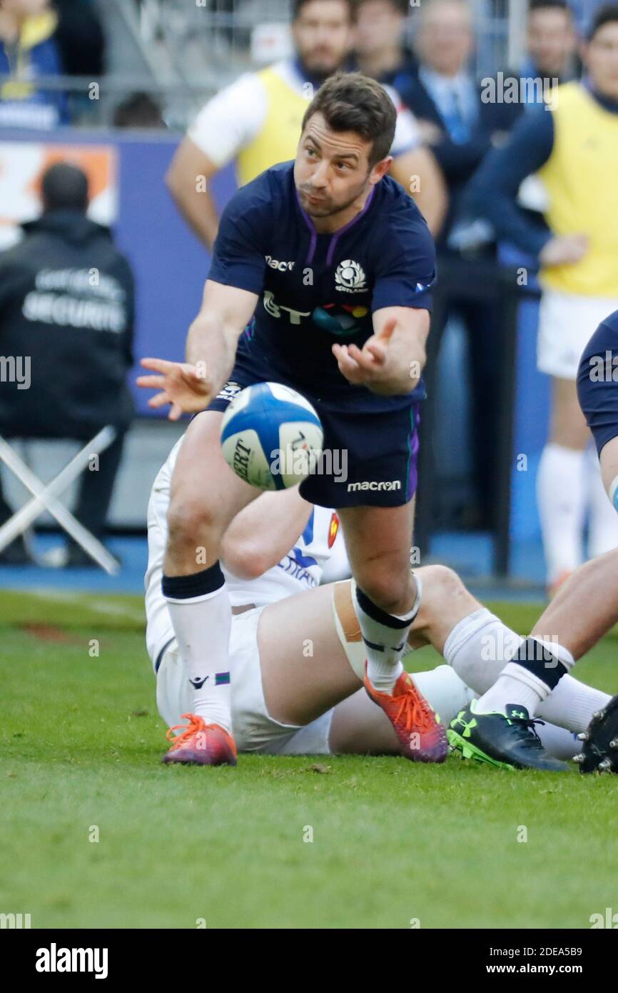Scotland's Greig Laidlaw during Rugby Guinness 6 Nations Tournament ...