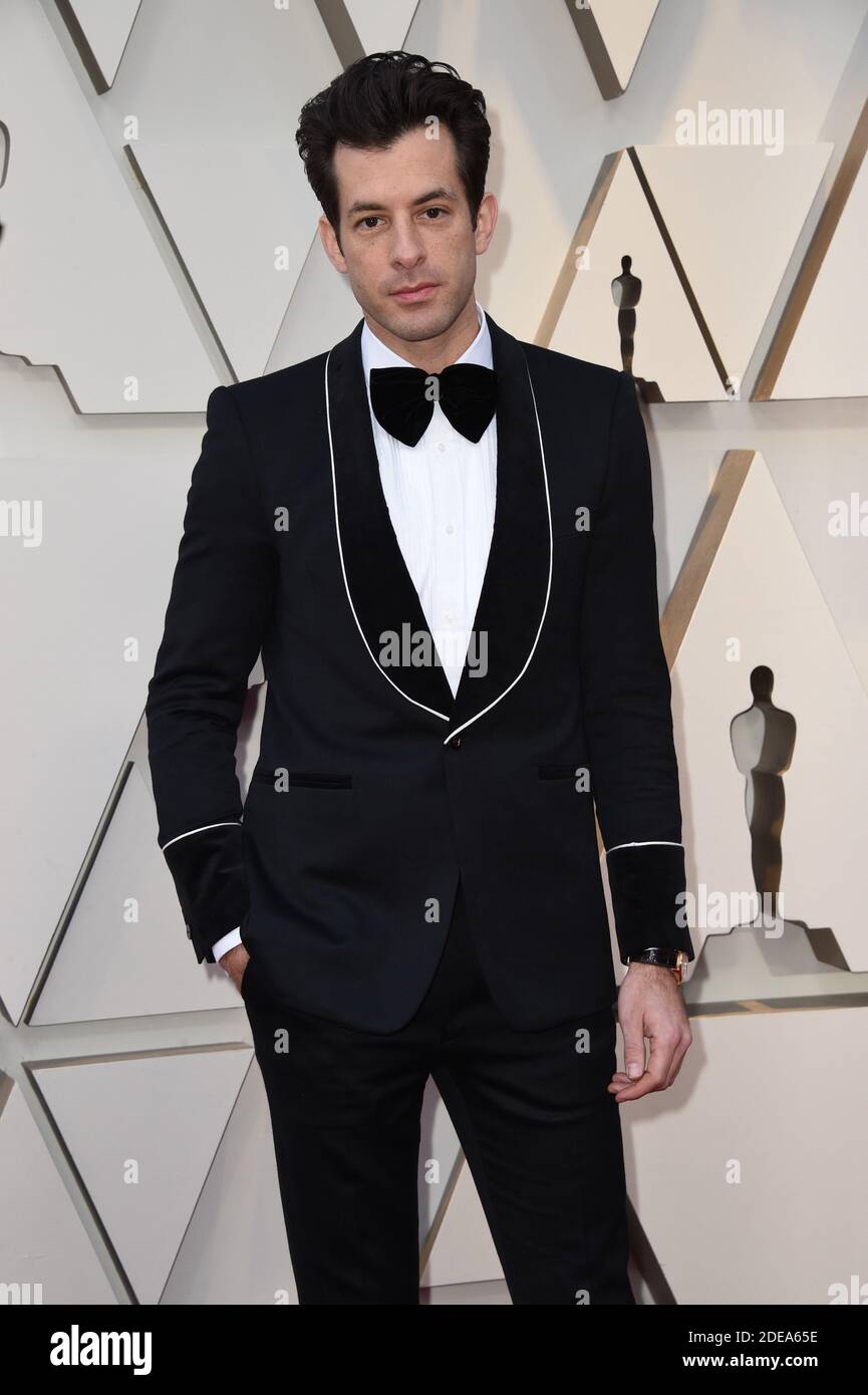 Mark Ronson walking the red carpet as arriving to the 91st Academy ...
