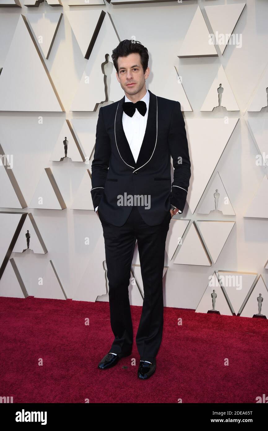 Mark Ronson walking the red carpet as arriving to the 91st Academy ...