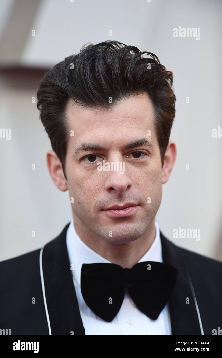 Mark Ronson walking the red carpet as arriving to the 91st Academy ...
