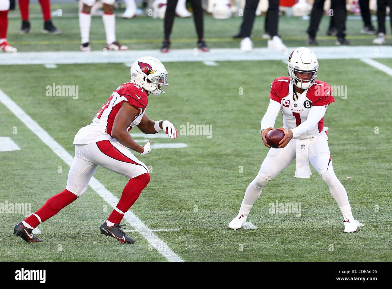 Gillette Stadium. 29th Nov, 2020. MA, USA; Arizona Cardinals ...