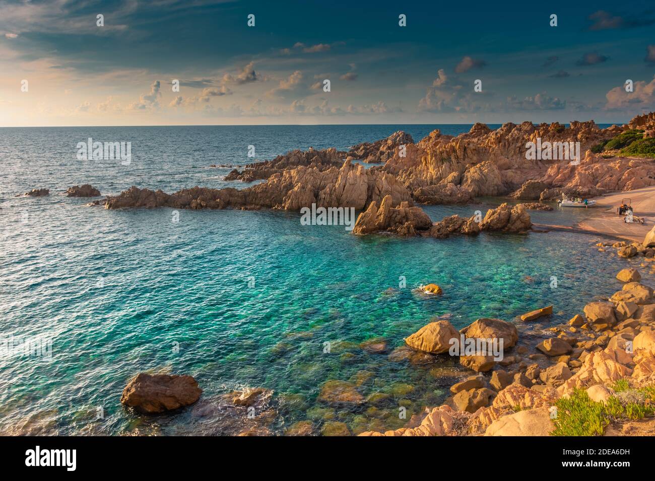 The amazing Li Cossi beach in Sardinia, Italy Stock Photo - Alamy